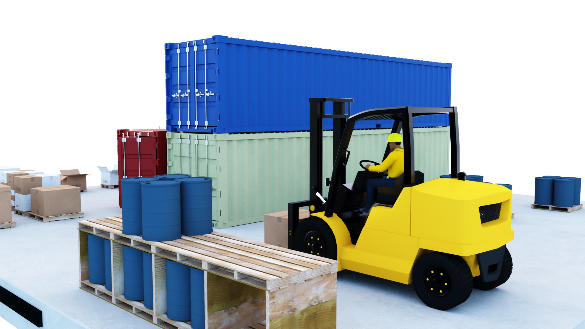 Factory Industrial Container Model - TurboSquid 2176436