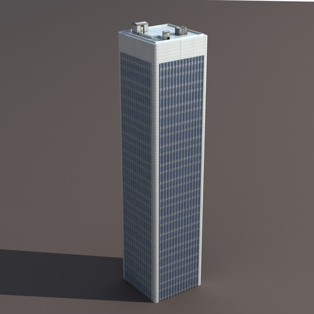 3d Model Of High-rise Modelled