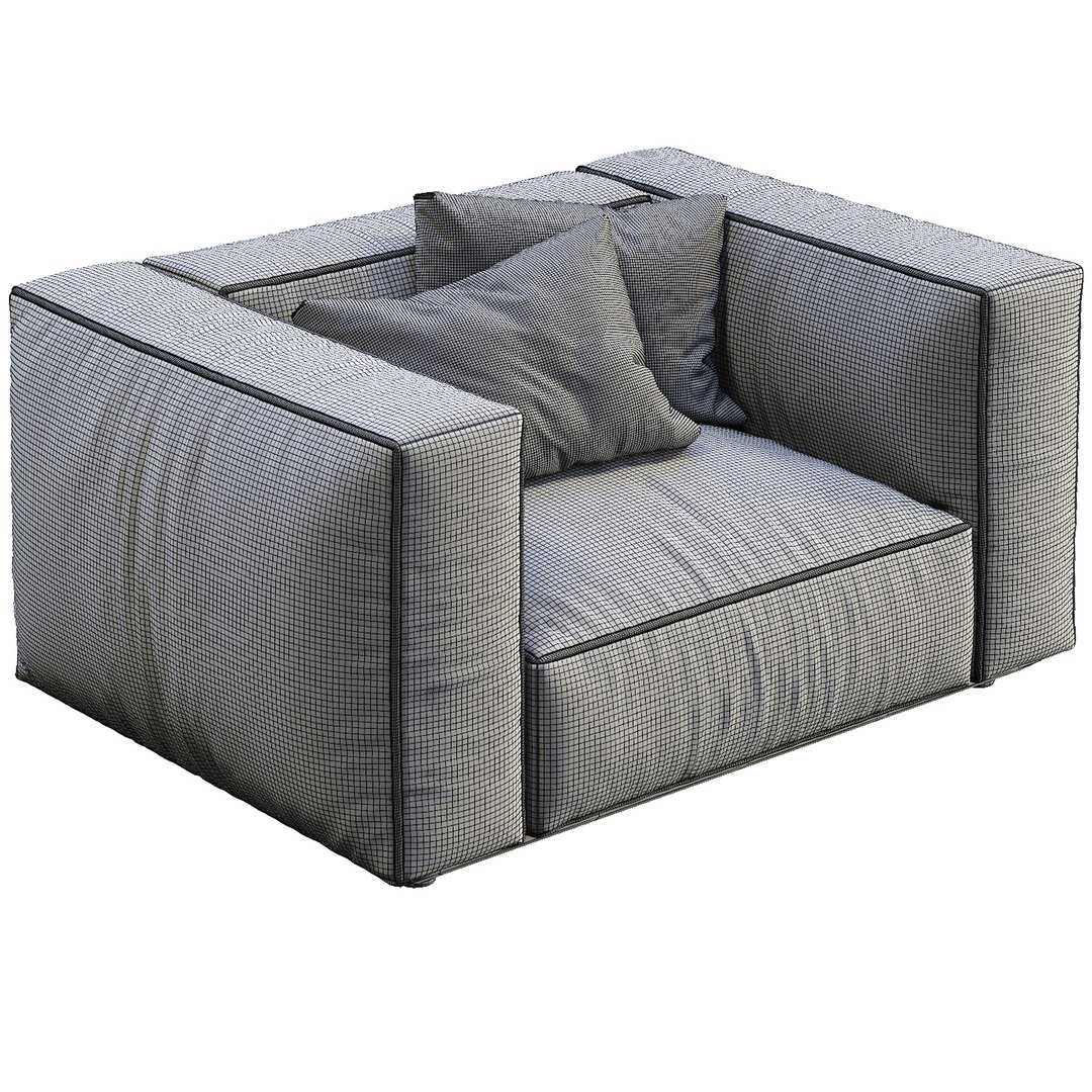 3D model marechiaro armchair arflex - TurboSquid 1645561