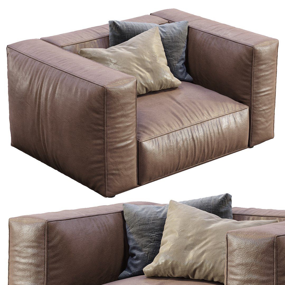 3D model marechiaro armchair arflex - TurboSquid 1645561