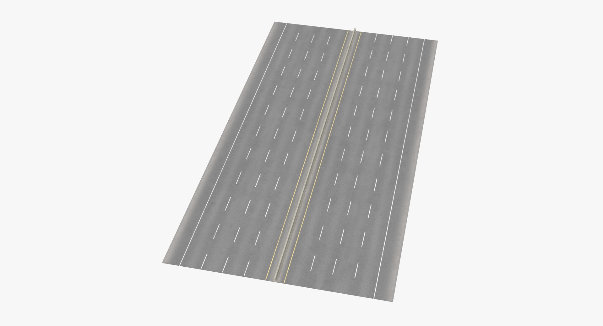 3D 8 Lane Highways Way - TurboSquid 1358662