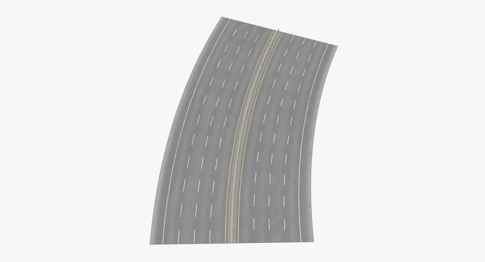 3D 8 Lane Highways Way - TurboSquid 1358662