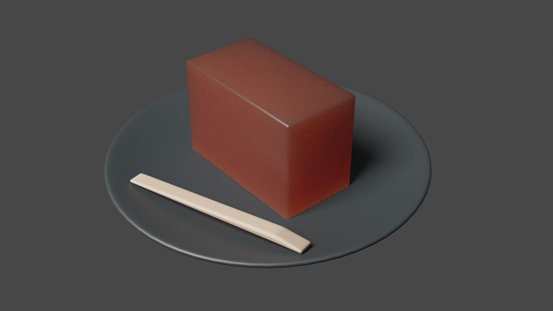 Japanese Sweet Yokan Model - TurboSquid 1728058