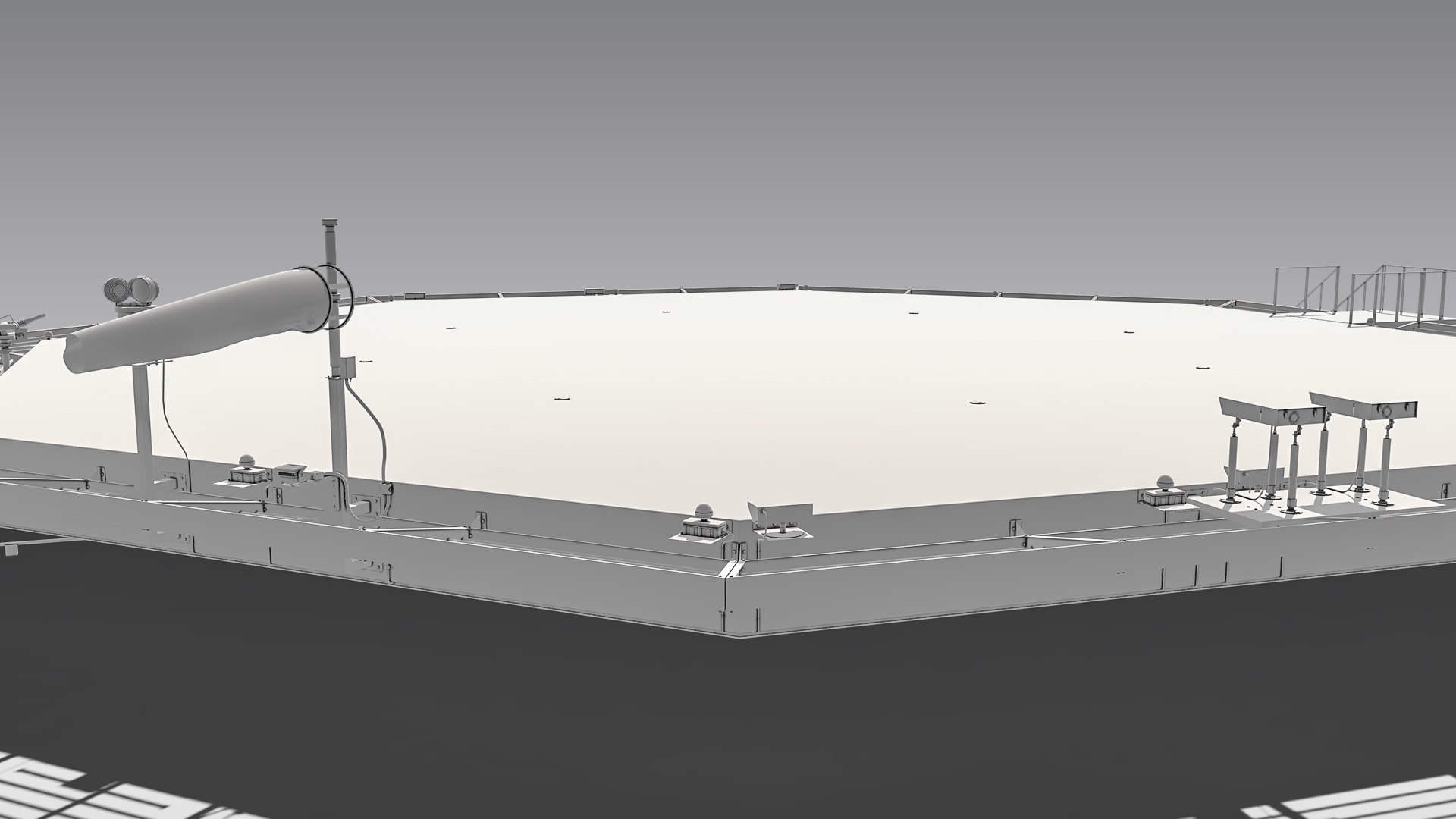 Octagonal Heliport 3D Model - TurboSquid 1606534