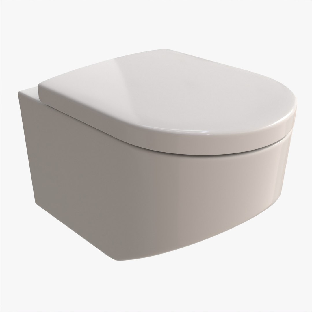 3D Laufen Sonar Wall-hung WC Model - TurboSquid 2012773