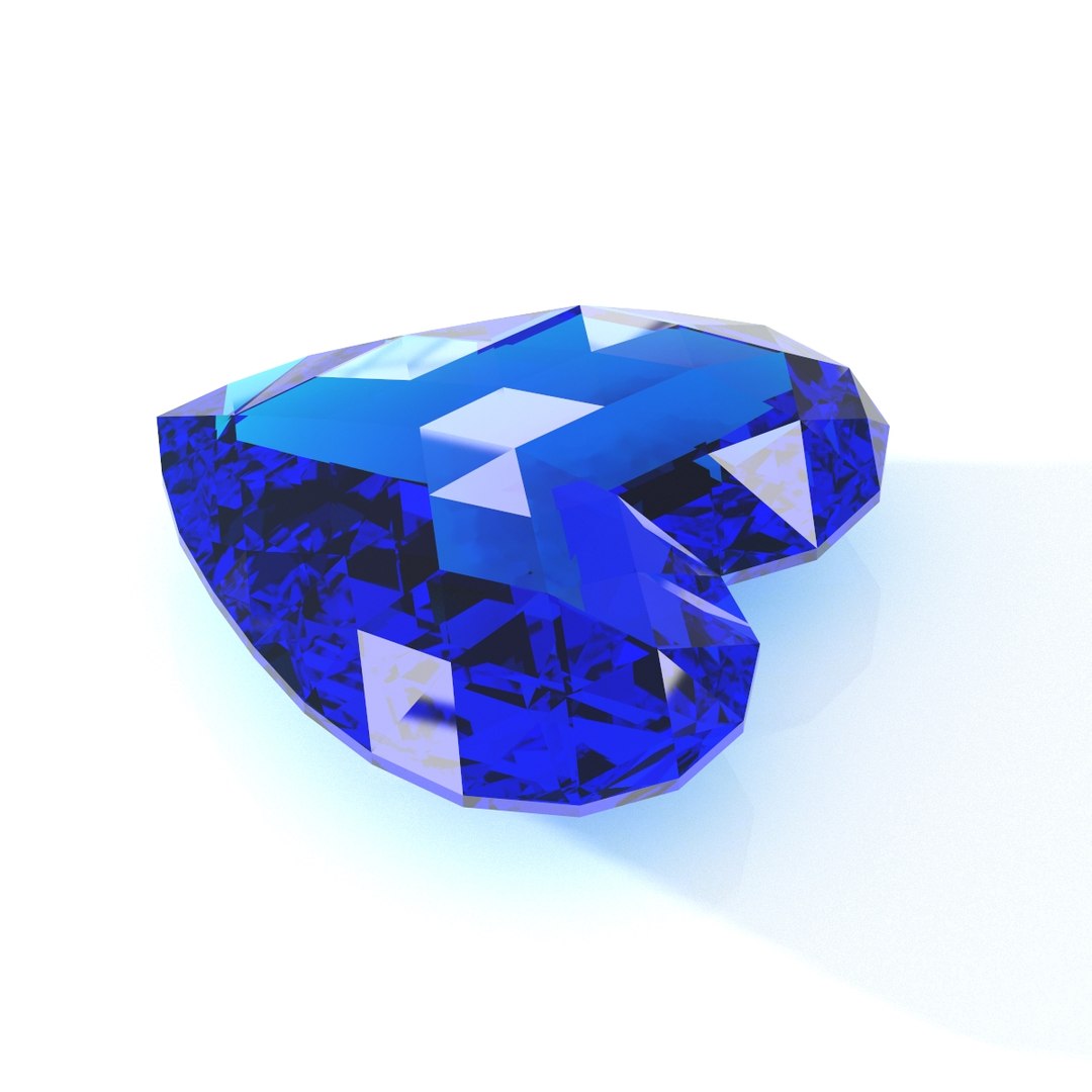 Heart Shaped Gemstone V3 3D Model - TurboSquid 1389972