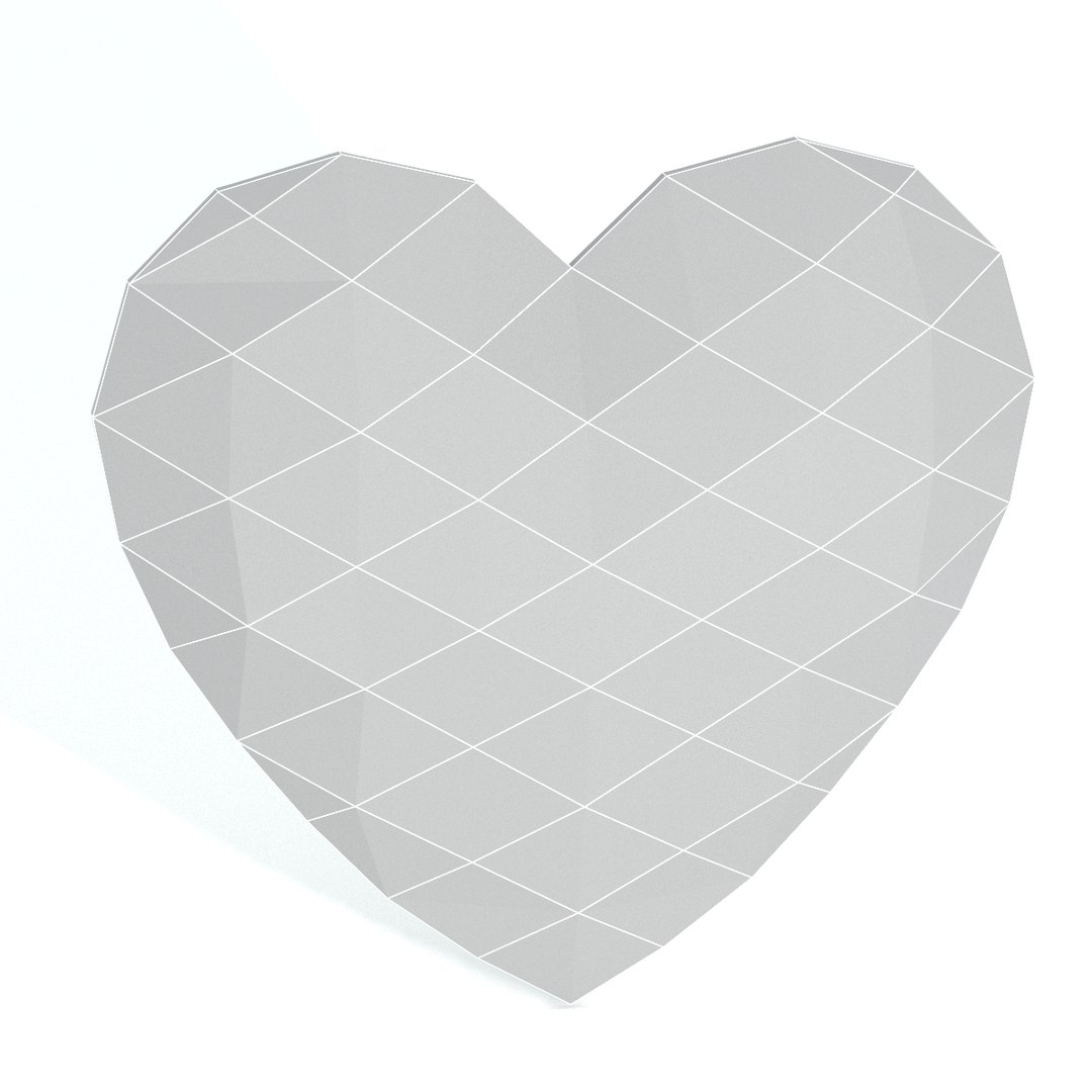 Heart Shaped Gemstone V3 3D Model - TurboSquid 1389972