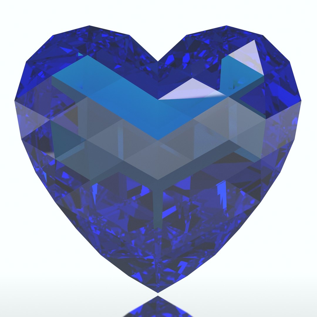 Heart Shaped Gemstone V3 3D Model - TurboSquid 1389972