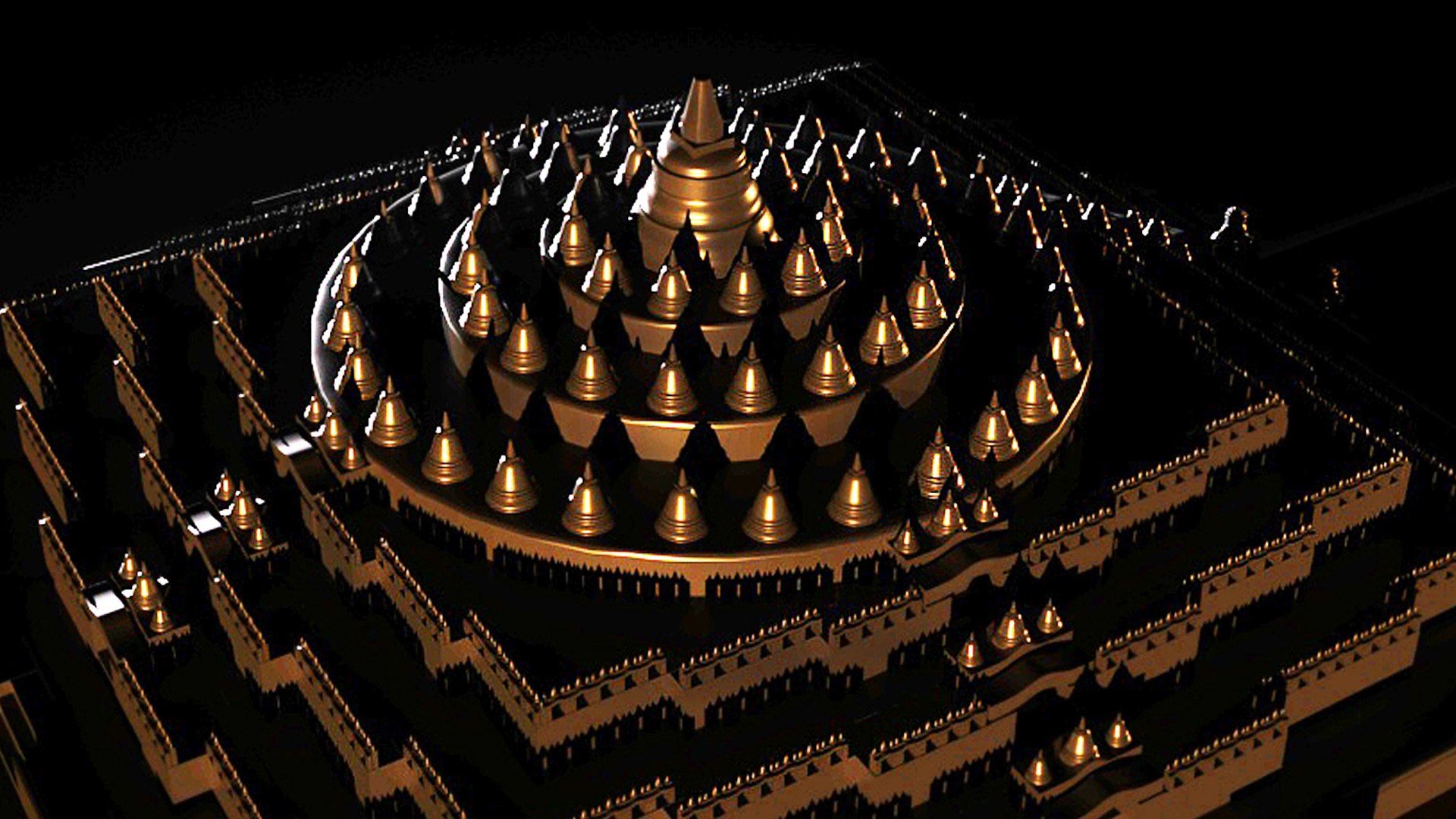Borobudur Temple 3D Model - TurboSquid 1985113