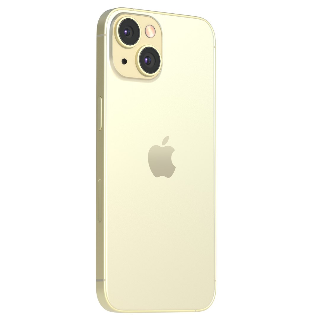 3D Apple iPhone 15 Yellow - TurboSquid 2133307