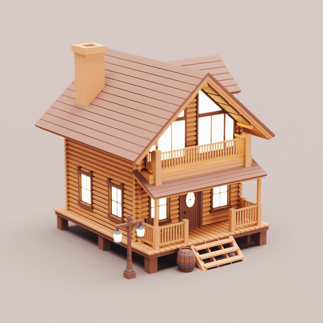 Cabin 03 Model - TurboSquid 2313888