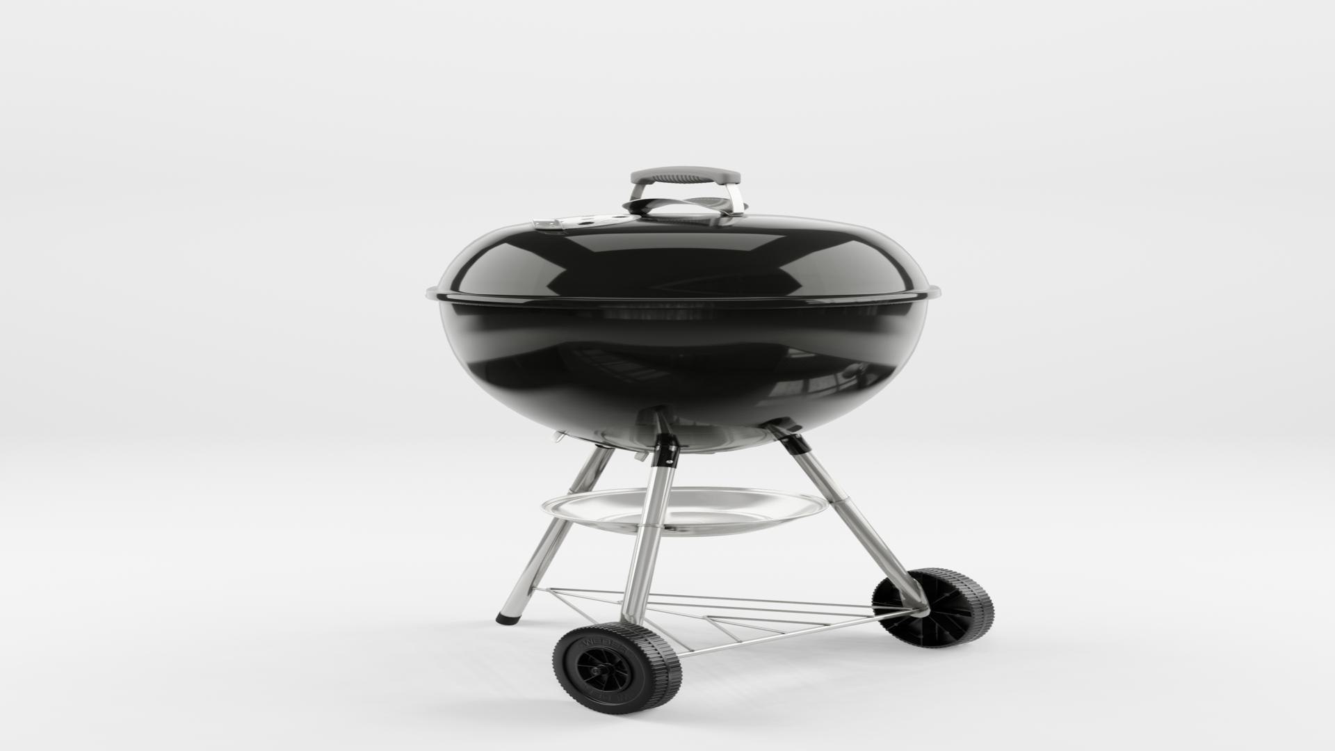 3D Bar-B-Kettle Barbecue And Grill 3D Model - TurboSquid 2217206