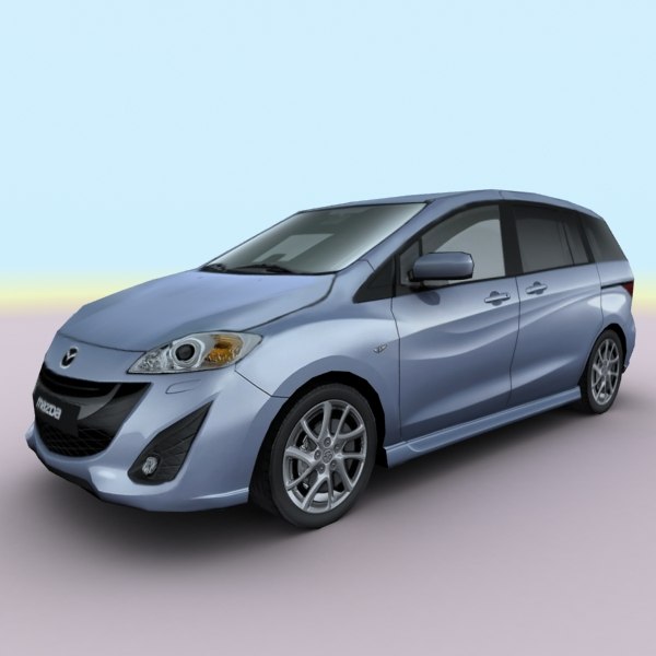 mazda 5 3d model