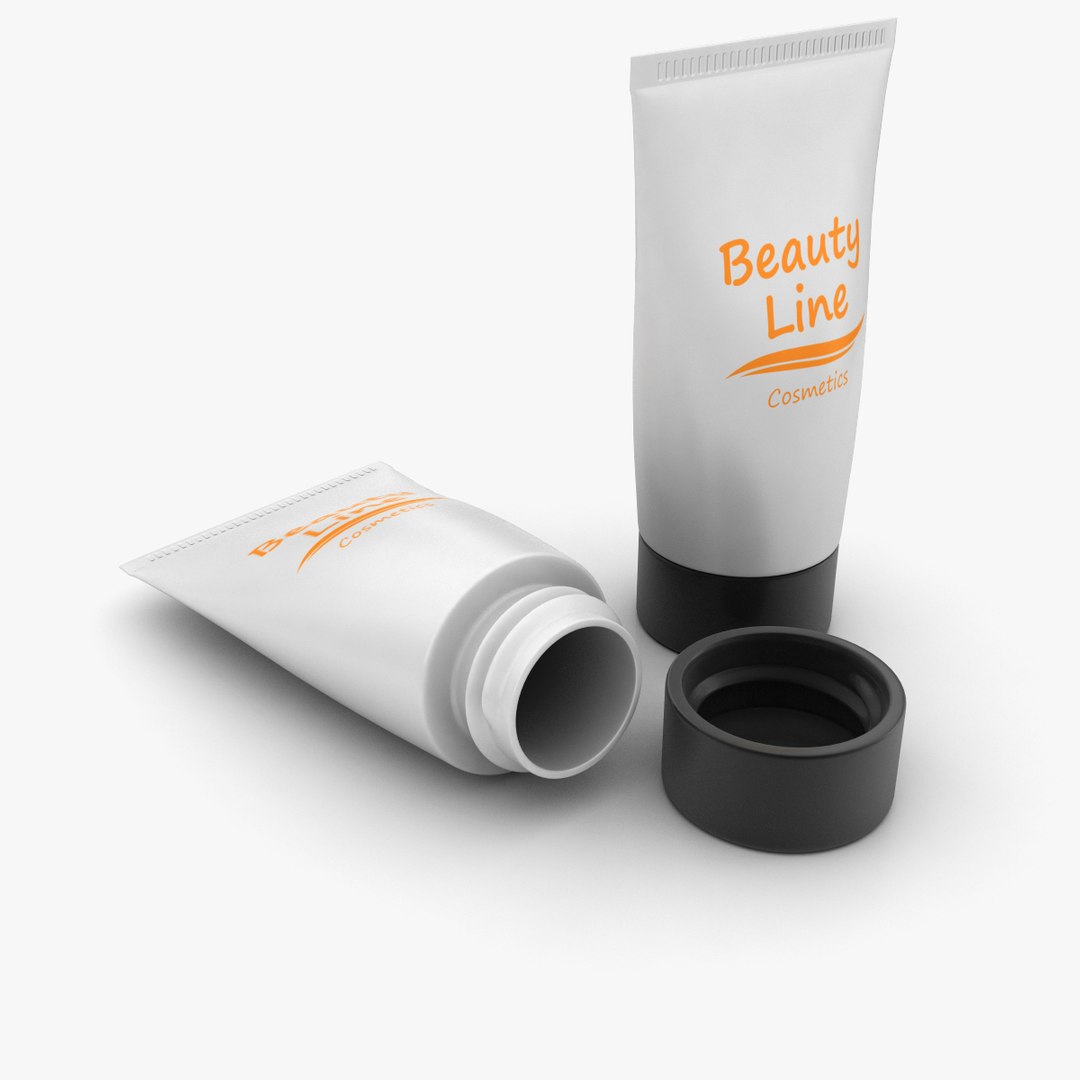 3d model cosmetic tube