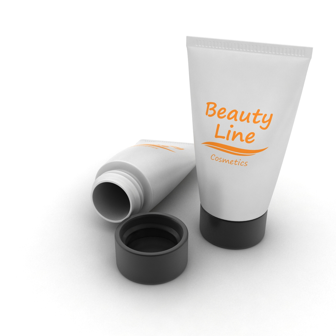3d model cosmetic tube