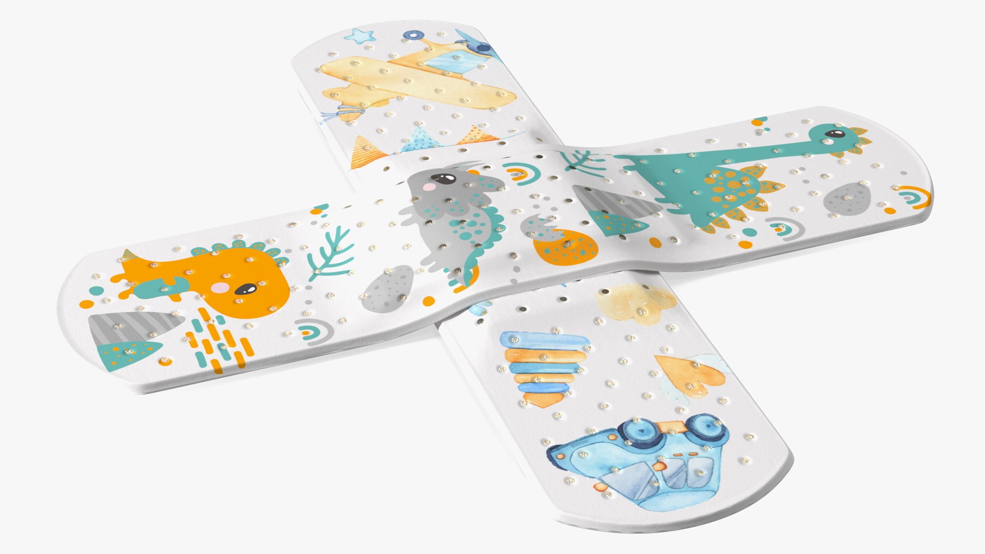 3D Cross Band Aid For Kids - TurboSquid 1935091