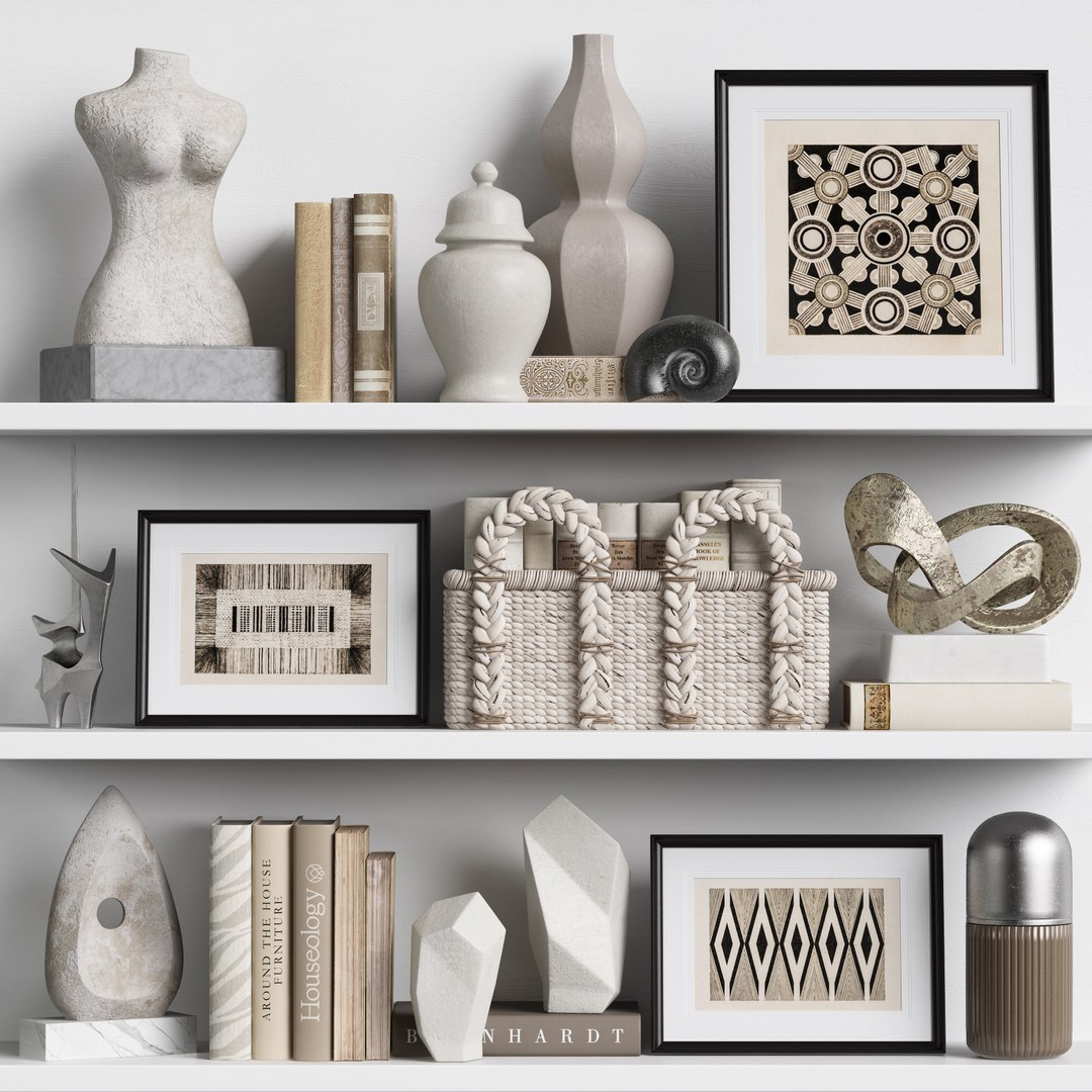 3D Decor Set 173 model - TurboSquid 2016308