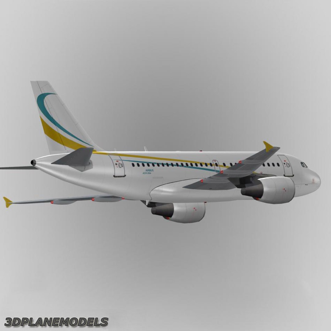 Airbus A318 Private A-318 3d Model