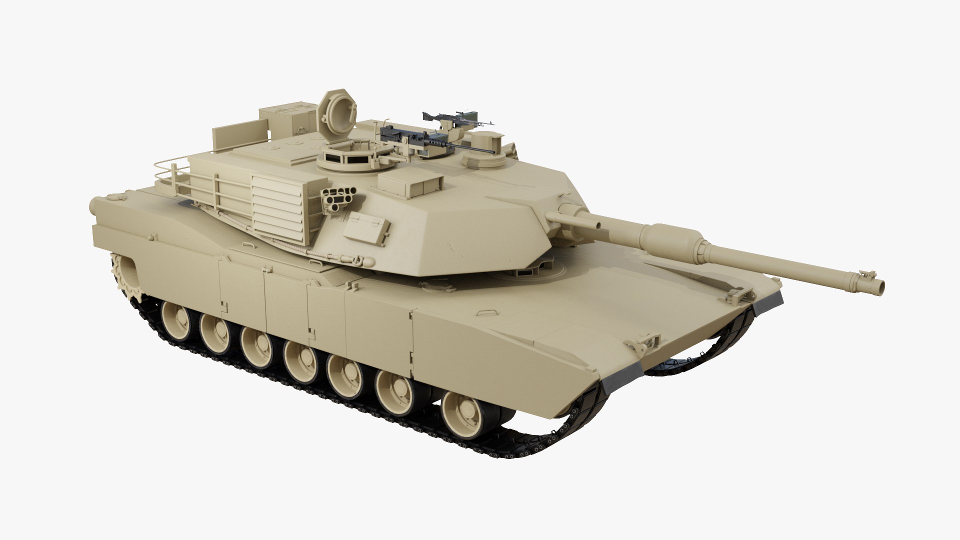 3D M1A1 Abrams 2 model - TurboSquid 1938252