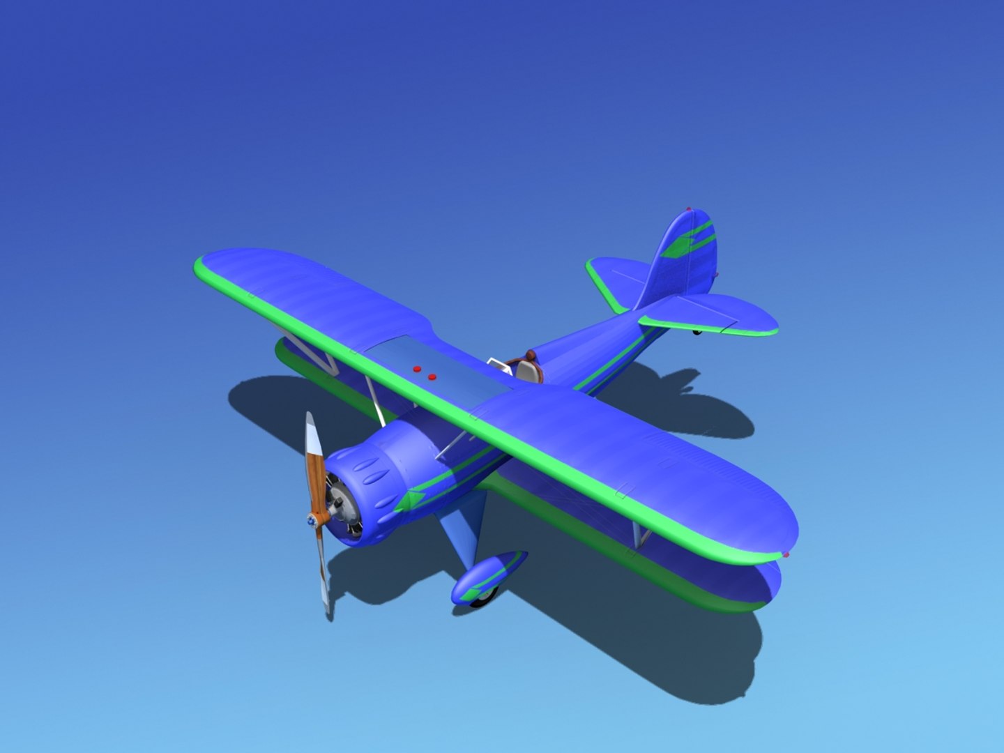 3d Waco Ymf-5 Ymf Model