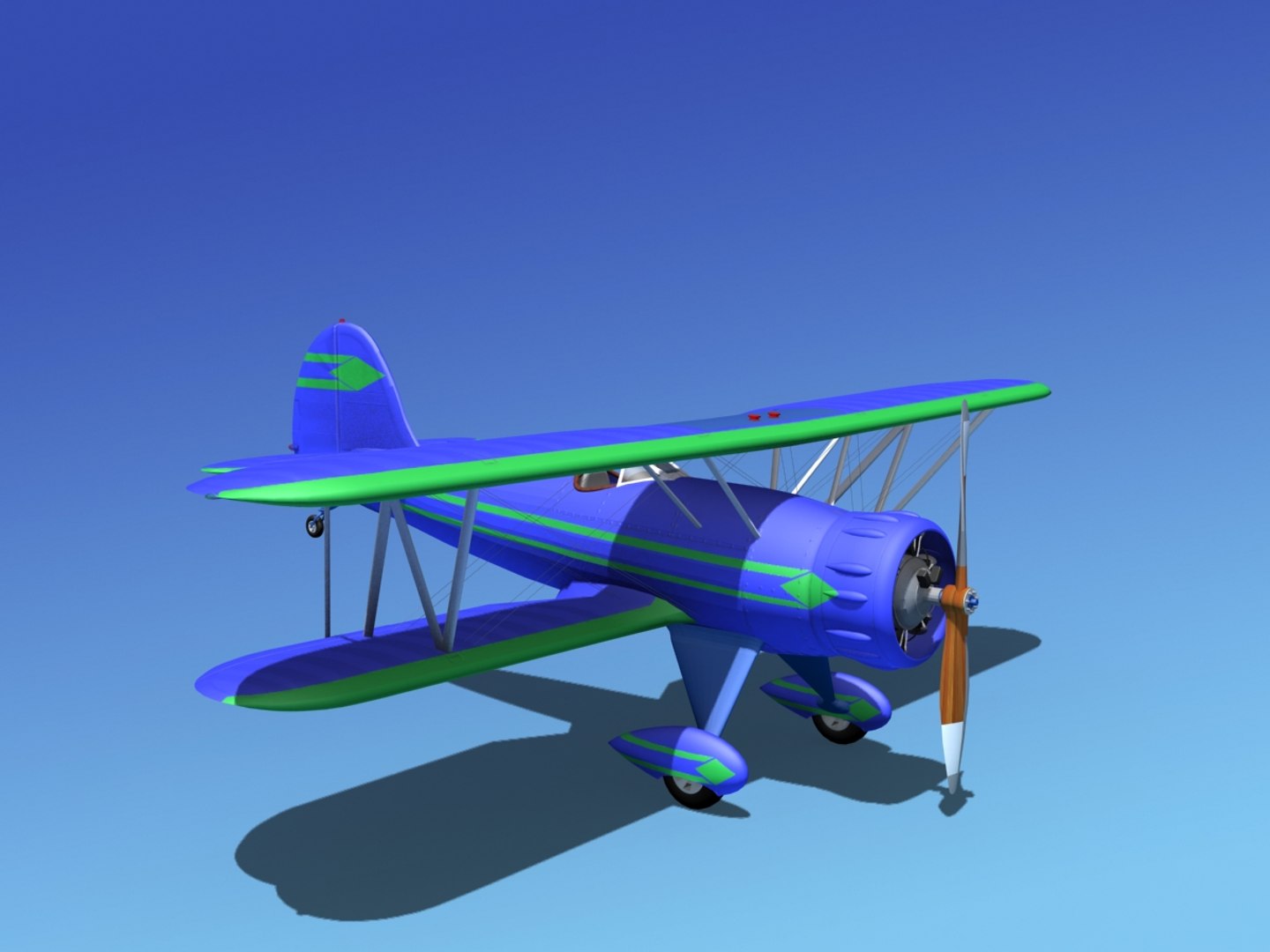 3d Waco Ymf-5 Ymf Model
