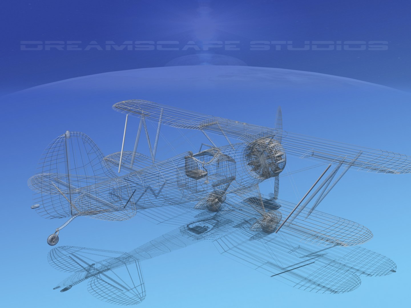 3d Waco Ymf-5 Ymf Model