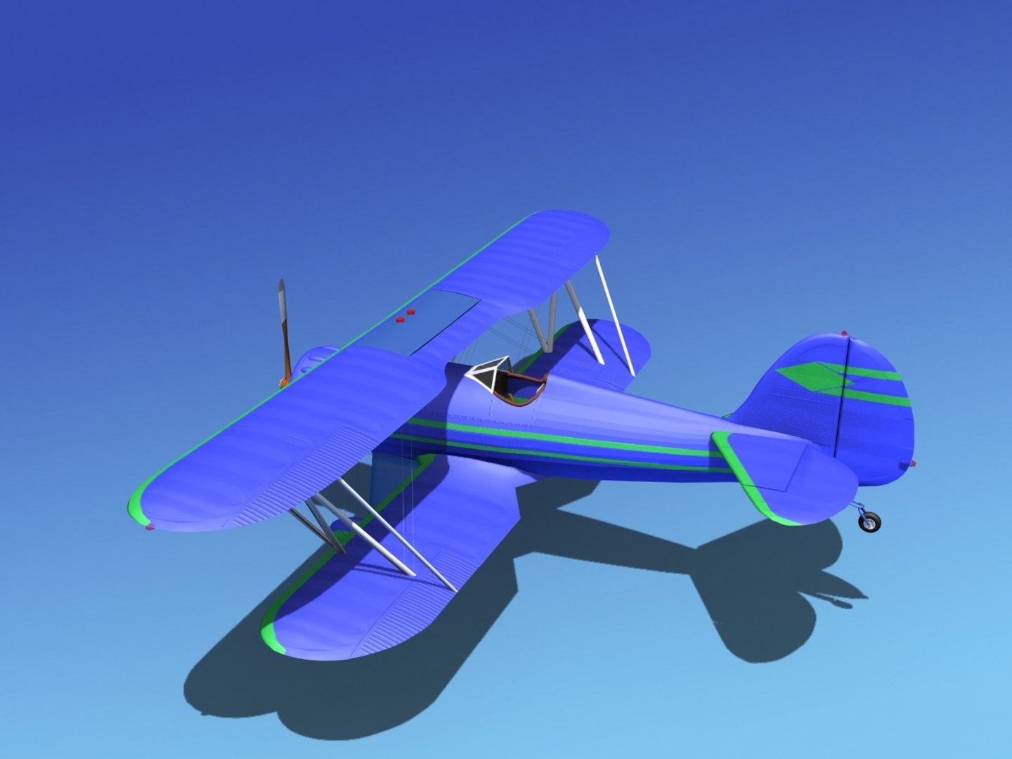 3d Waco Ymf-5 Ymf Model