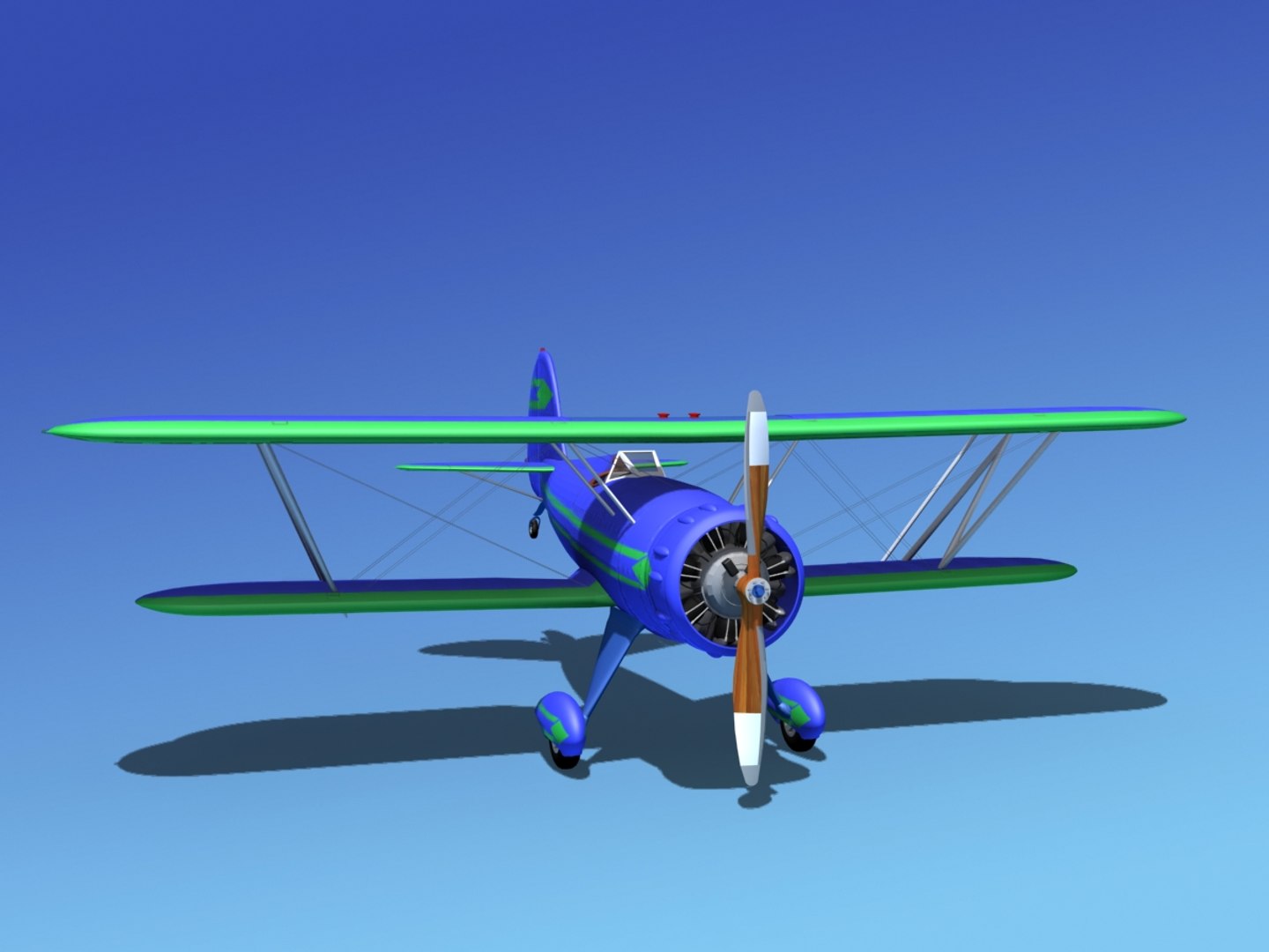 3d Waco Ymf-5 Ymf Model