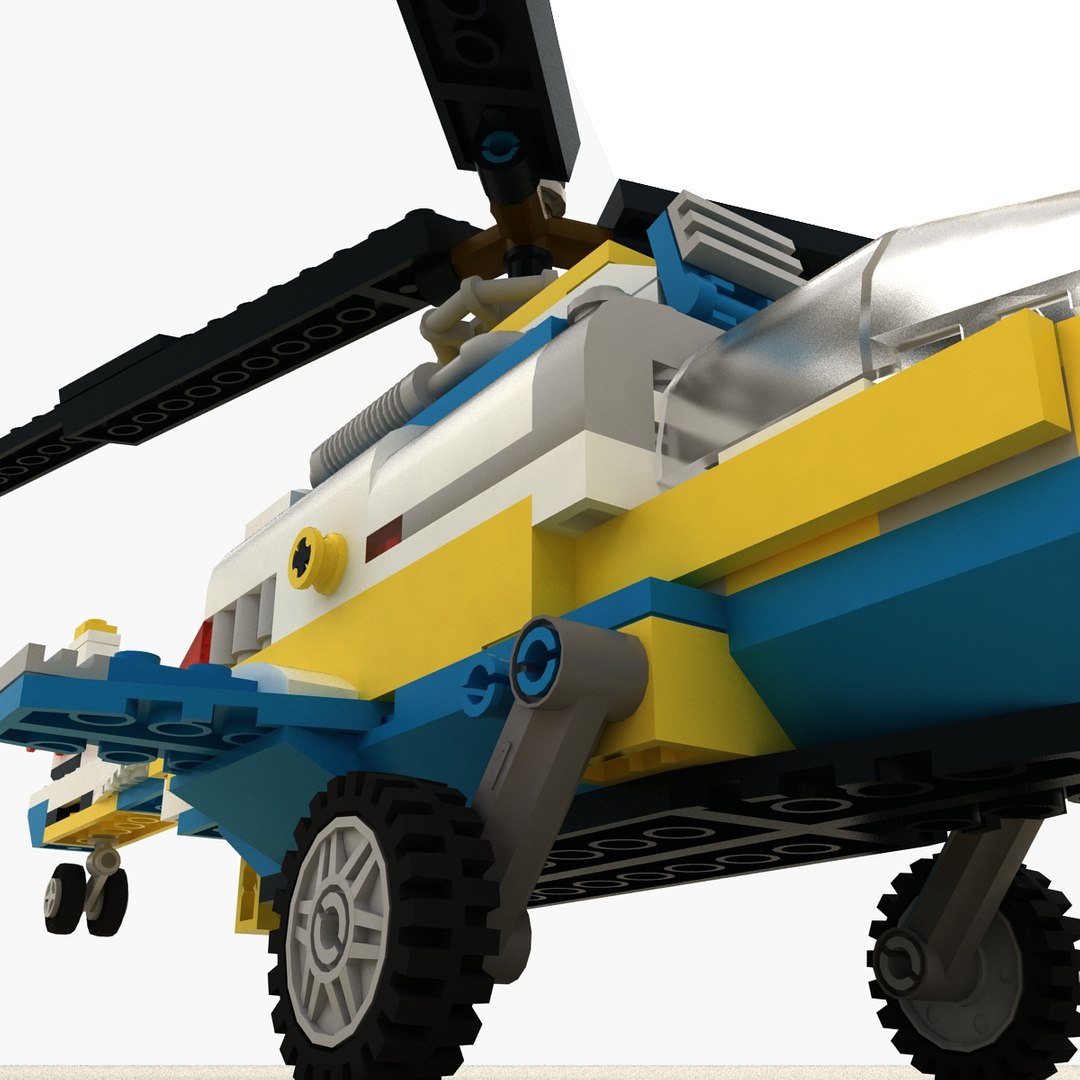 Lego 31011 Helico 3d Model