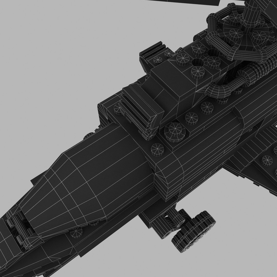 Lego 31011 Helico 3d Model