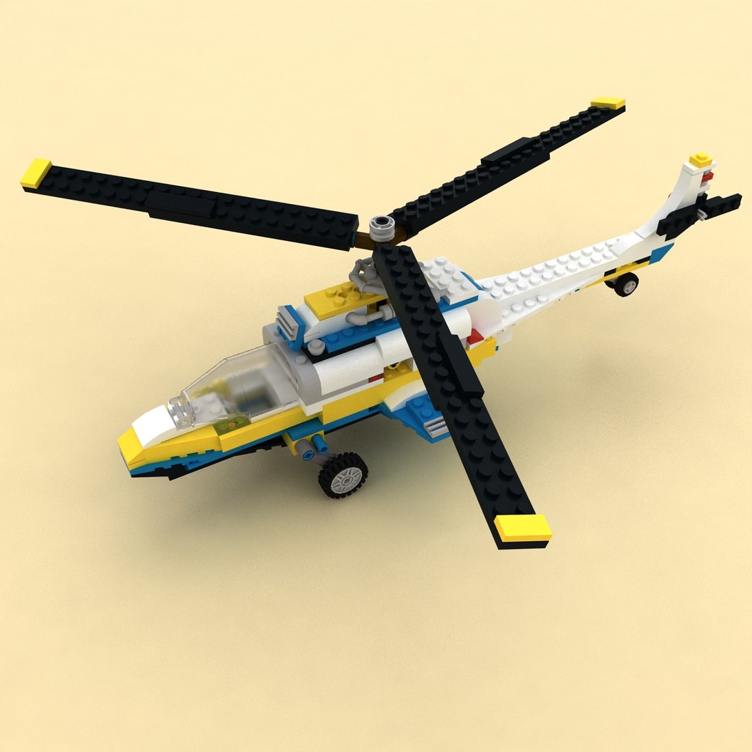 Lego 31011 Helico 3d Model