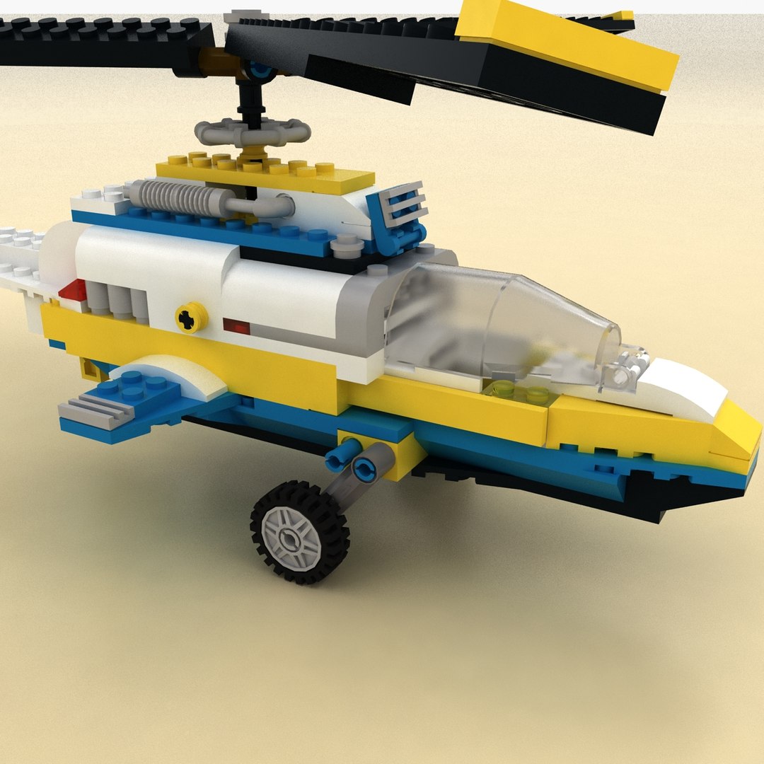 Lego 31011 Helico 3d Model