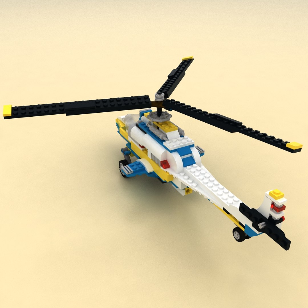 Lego 31011 Helico 3d Model