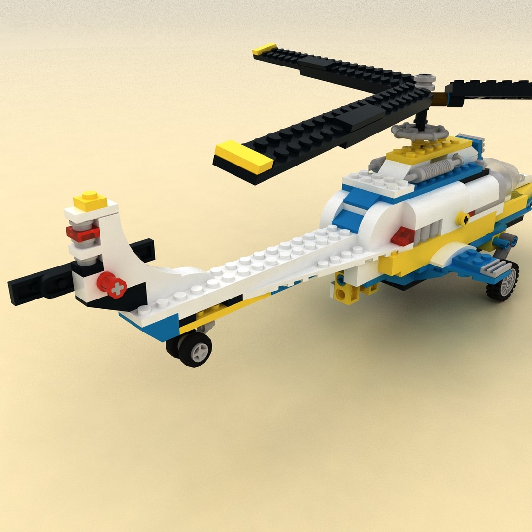 Lego 31011 Helico 3d Model
