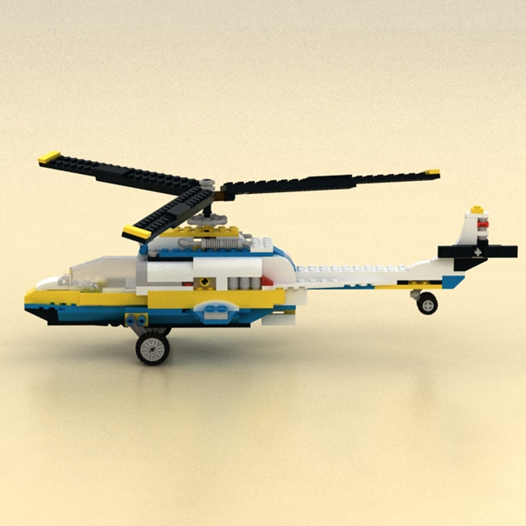 Lego 31011 Helico 3d Model