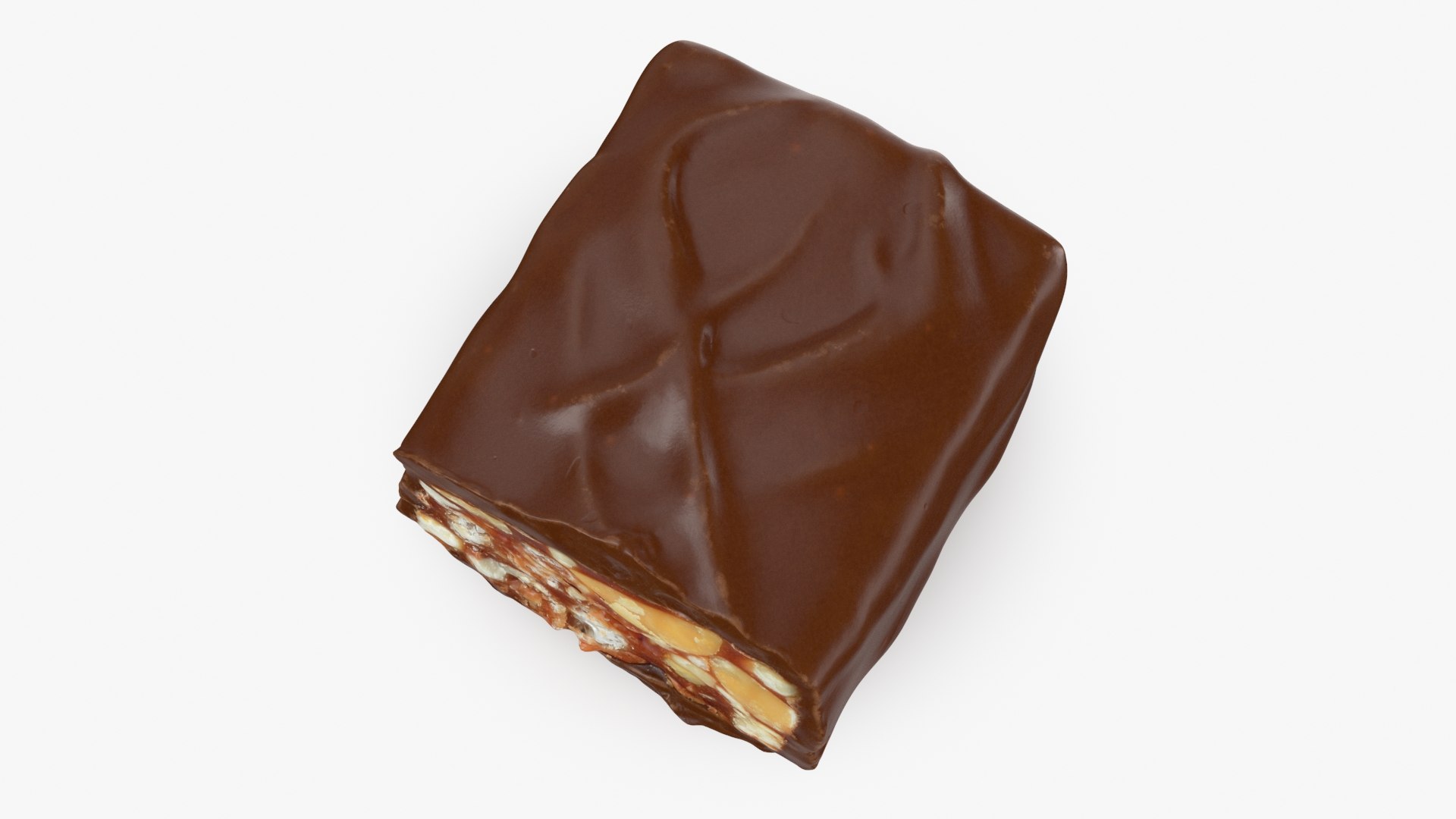 Snickers Almond Milk Chocolate Bar Cut 3D - TurboSquid 2196040