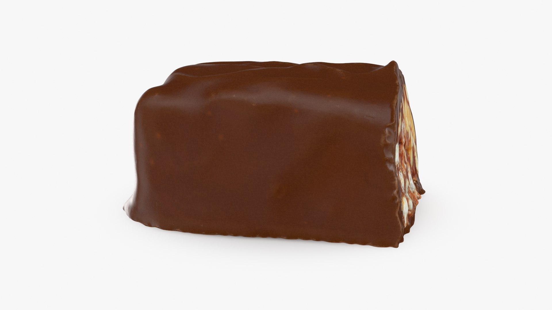 Snickers Almond Milk Chocolate Bar Cut 3D - TurboSquid 2196040