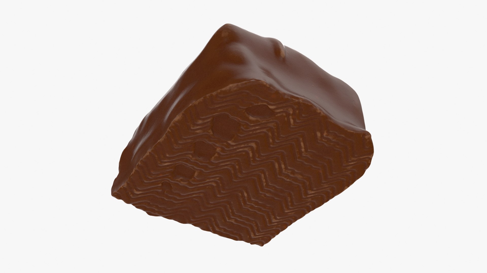 Snickers Almond Milk Chocolate Bar Cut 3D - TurboSquid 2196040