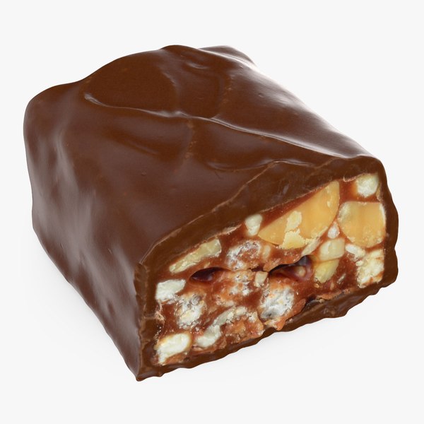 3D модель Snickers, миндальный молочный шоколад, нарезка - TurboSquid ...