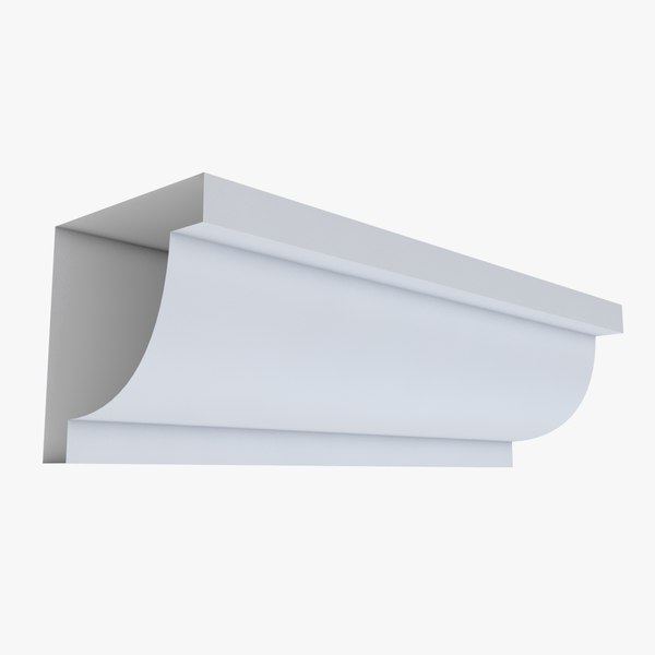 3D model cornice 49 straight - TurboSquid 1513719