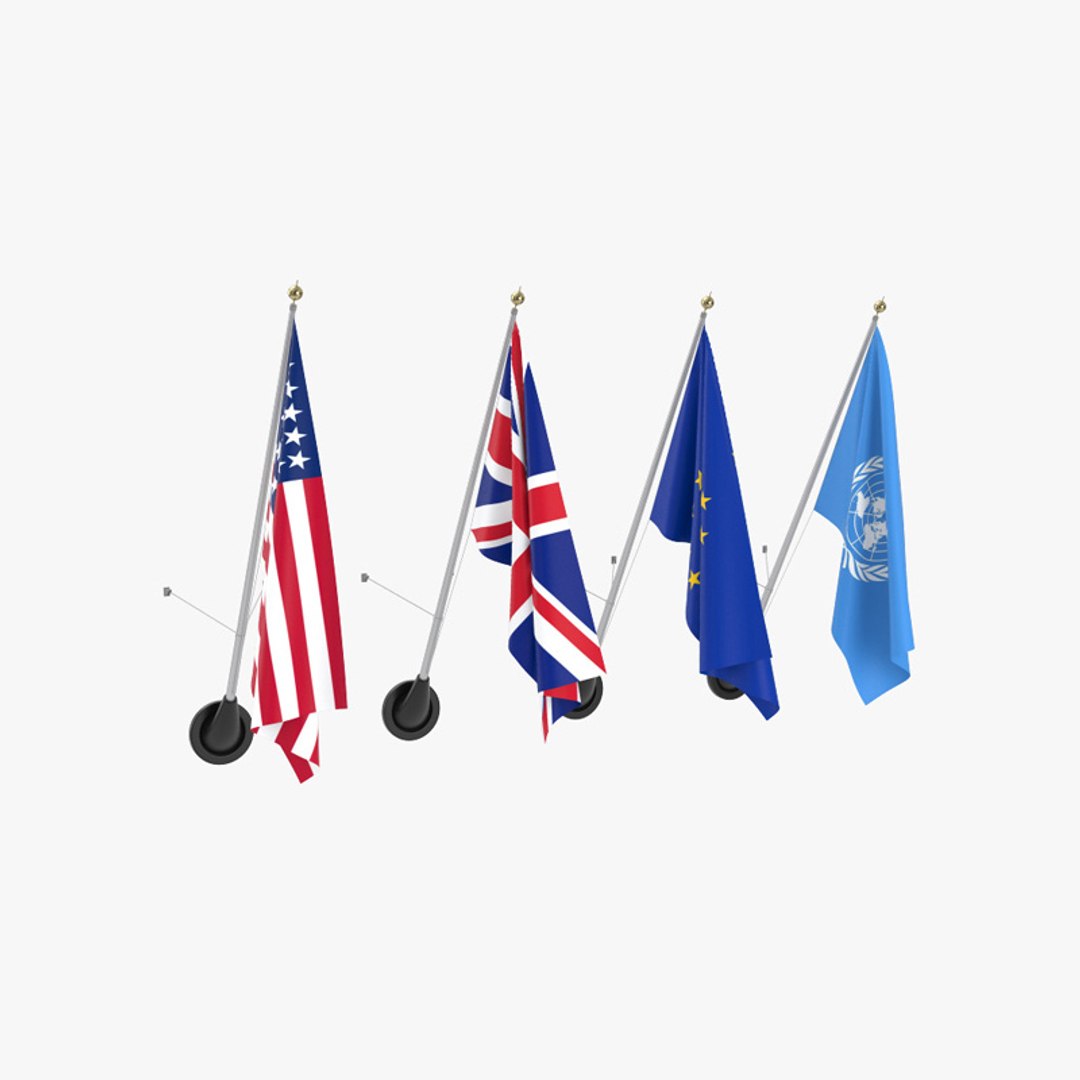Flags 3D model - TurboSquid 1845185