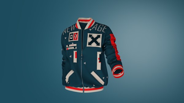 modelo 3d cazadora bomber Hitomi - TurboSquid 1866693