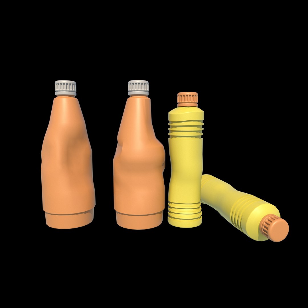 3D Bottle Low-poly 3D Model - TurboSquid 2334405