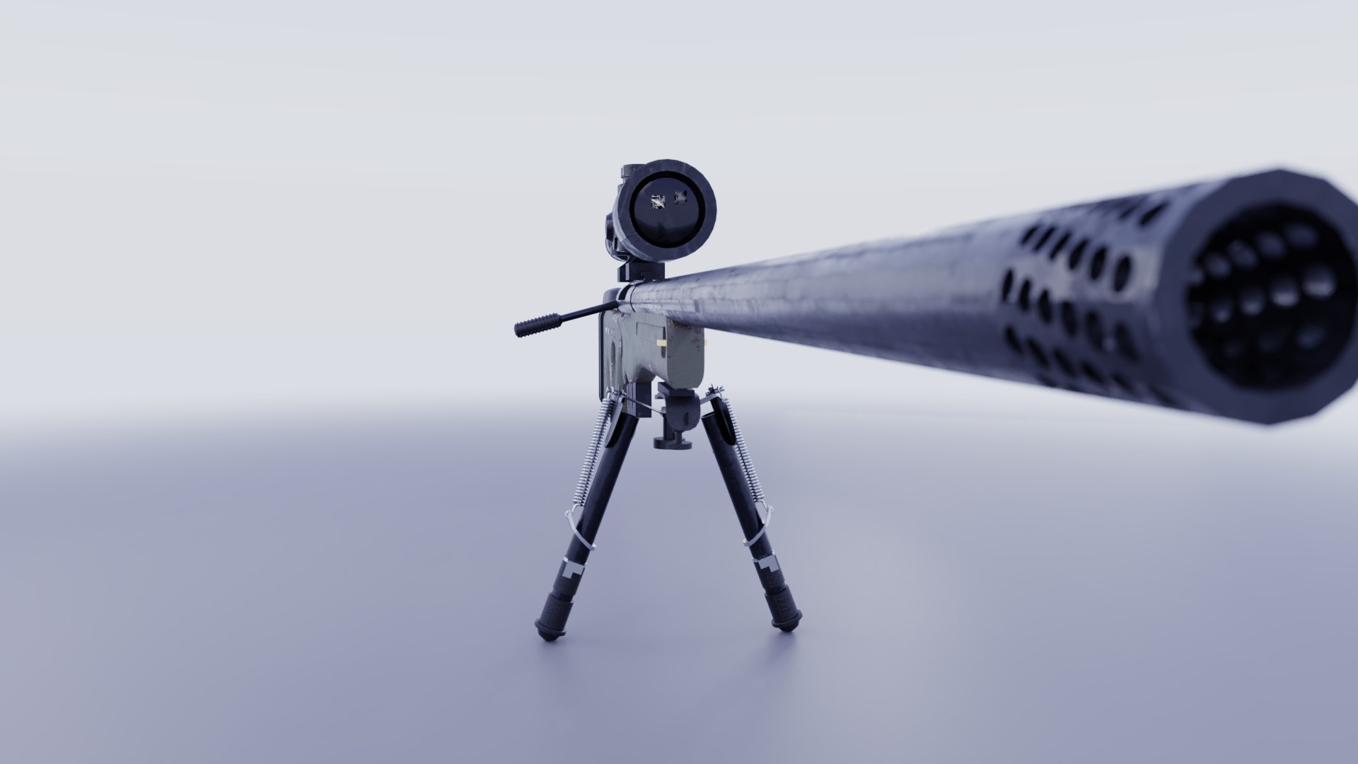 Sniper Blender Model - TurboSquid 1312466