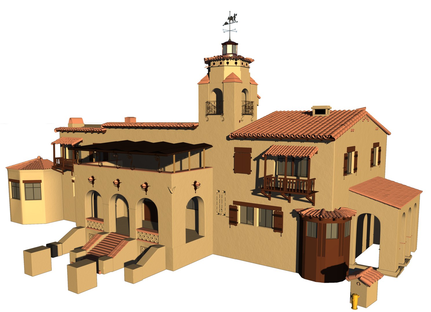 Desert House 3D Model - TurboSquid 1150787