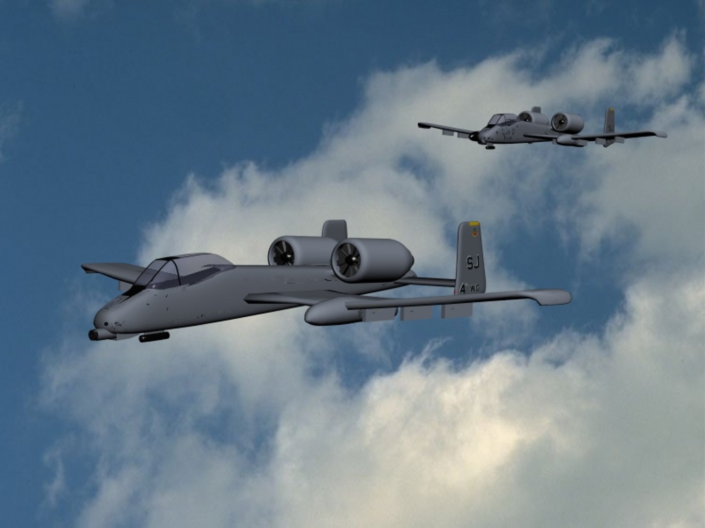 3d Model Of A-10