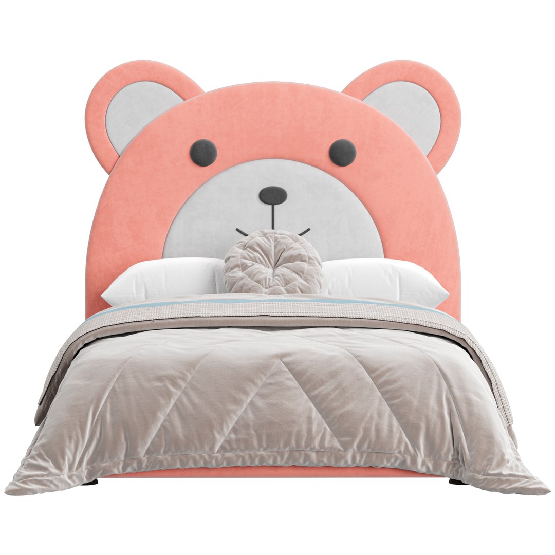 Teddy Bear Kids Bed 3D - TurboSquid 2173345