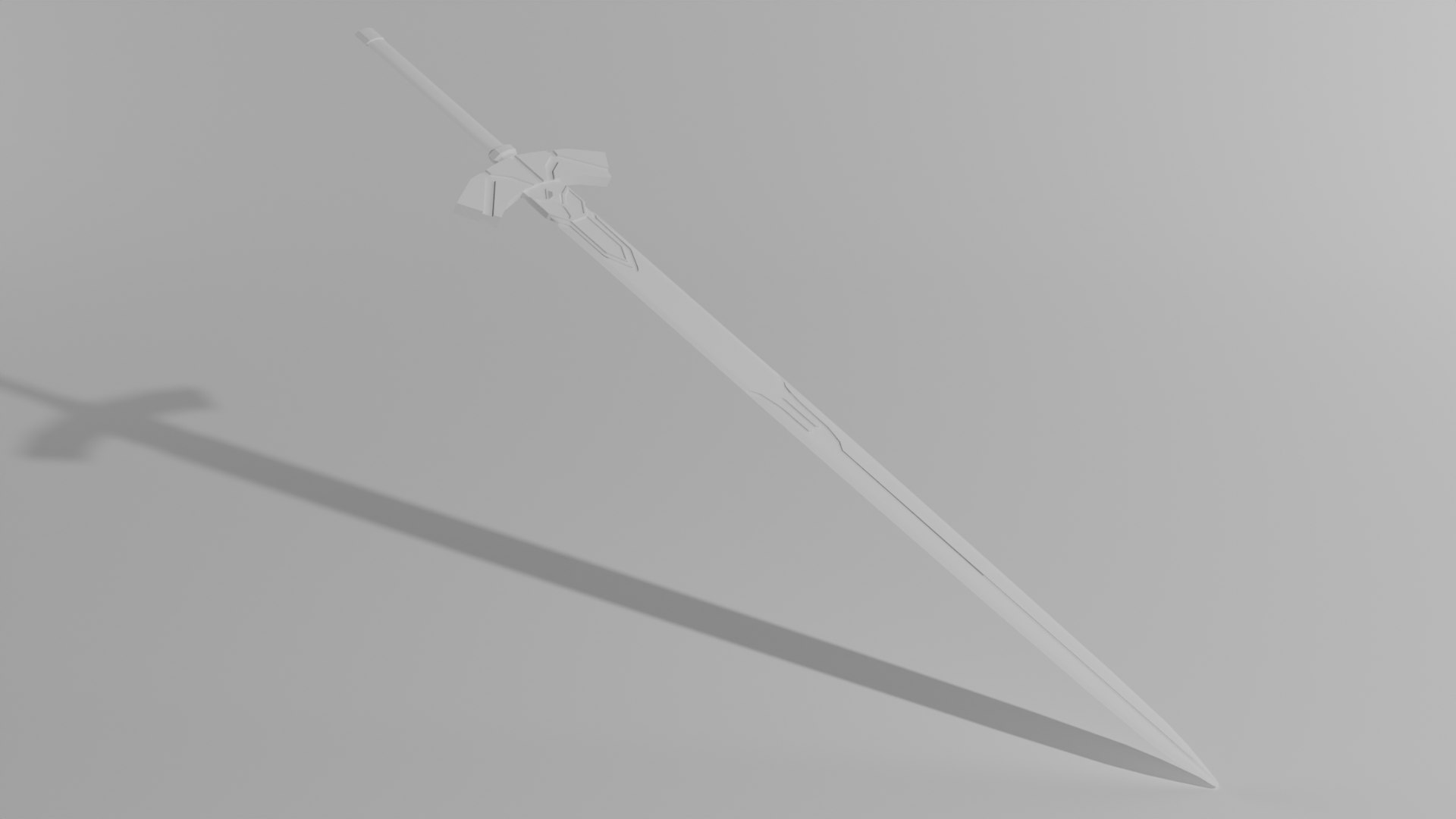 Blue Sword 3D Model - TurboSquid 1841116
