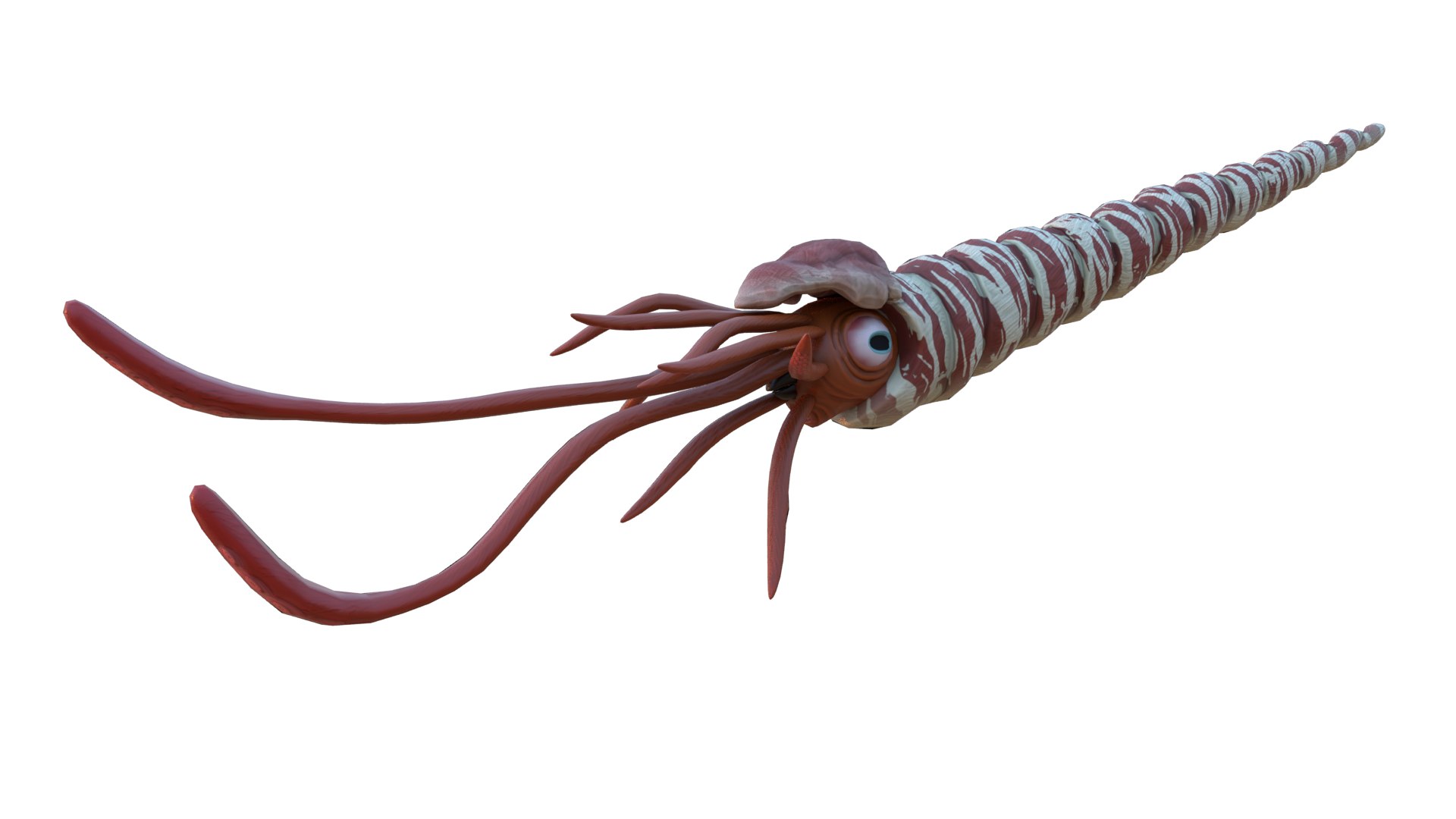 Nautiloid Rigged 3D Model - TurboSquid 1530433