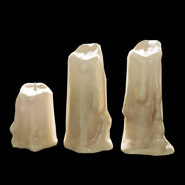 3D candle stylized - TurboSquid 1623562